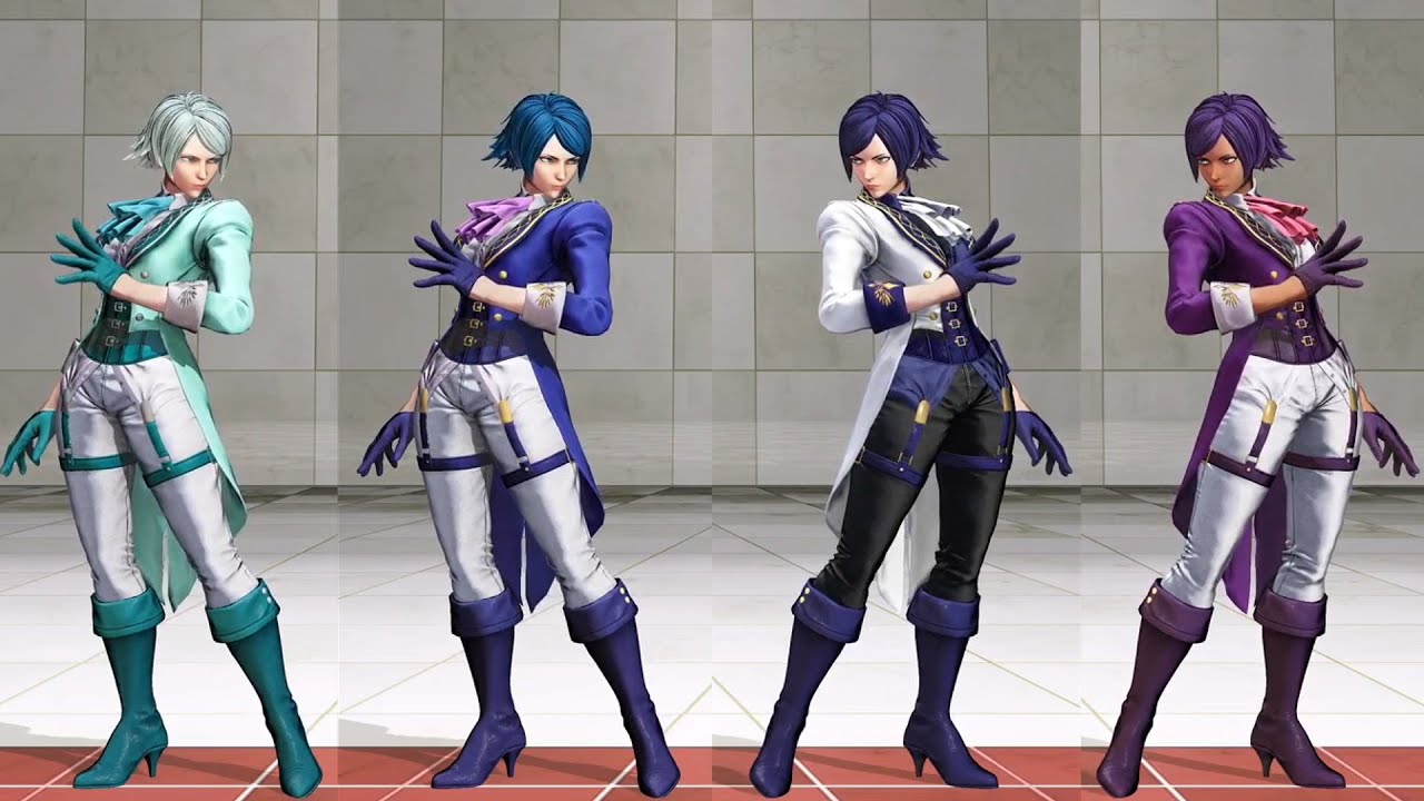 KOF XV - All Elisabeth Colors - YouTube