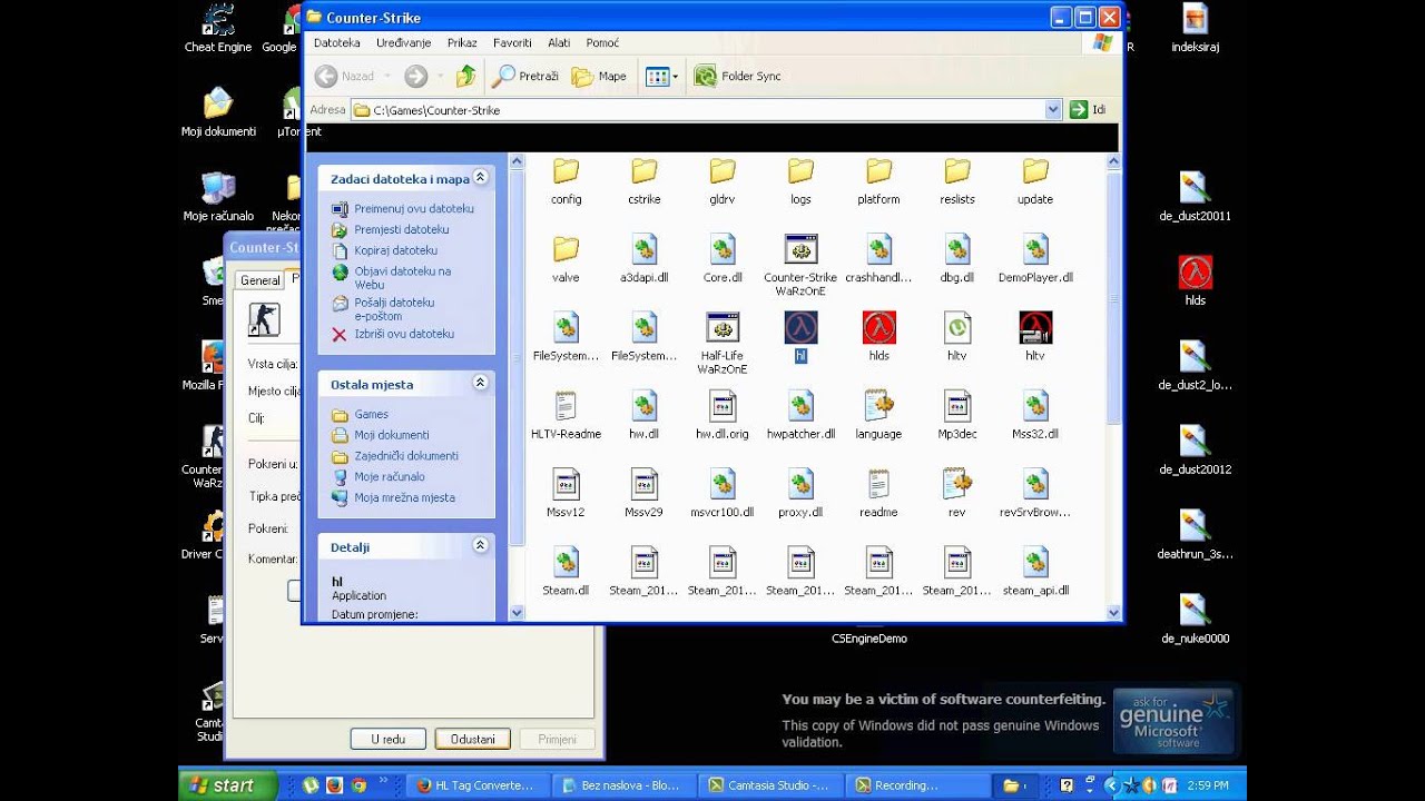 Kako namestiti sprej na CS sa nasom slikom. - YouTube