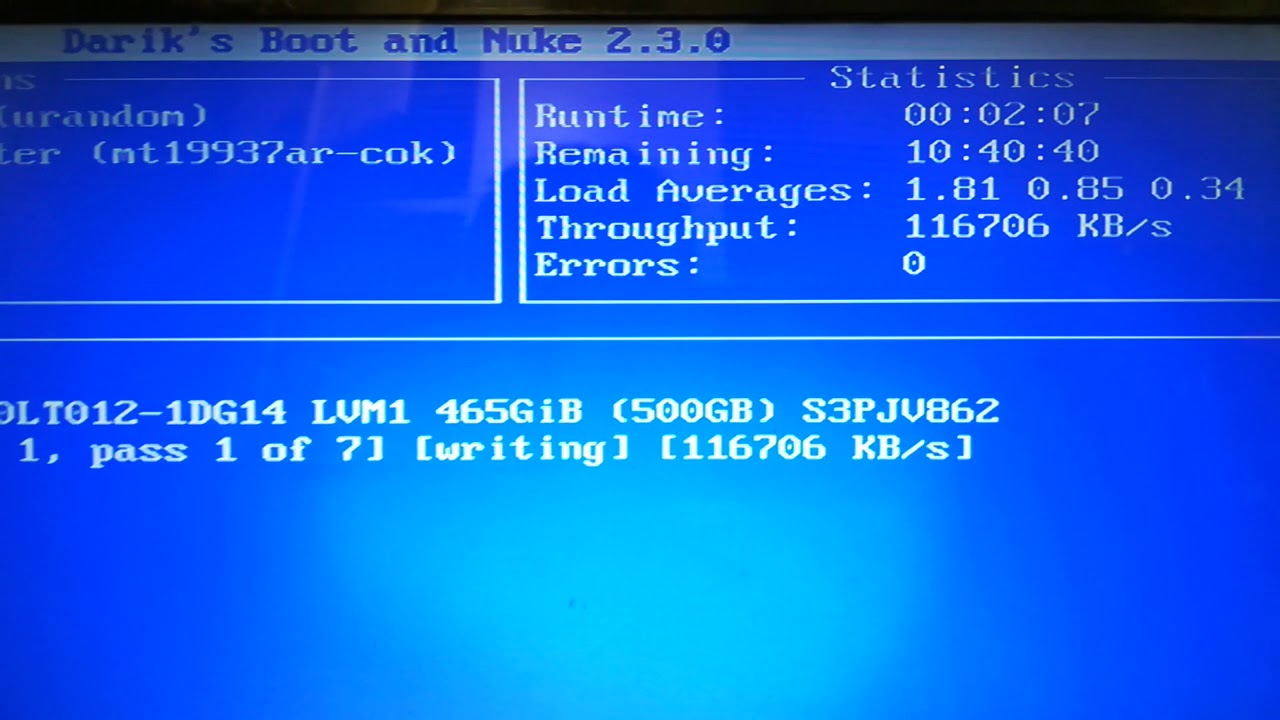 Darik's Boot and Nuke 2.3.0 - YouTube