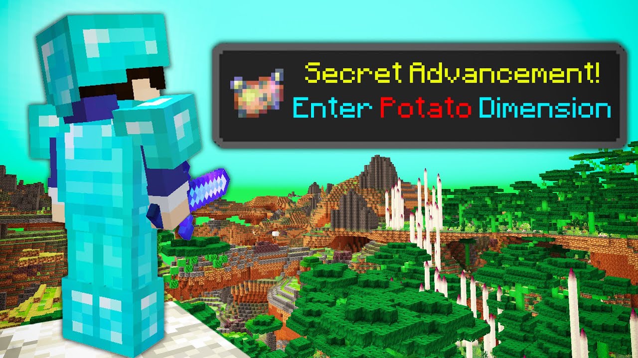 Completing Every Minecraft Potato Advancement [FULL MOVIE] - YouTube