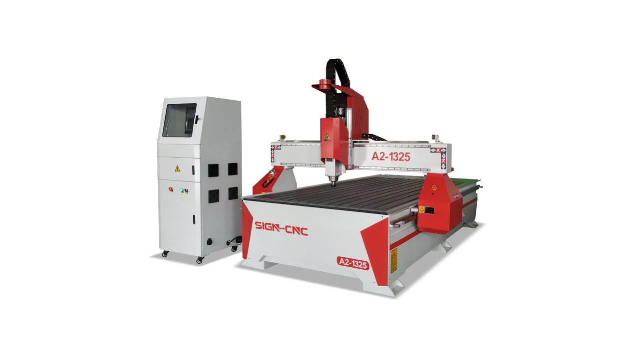 A2-1325 3Axis CNC Router Woodworking CNC Router work on MDF board SIGN ...