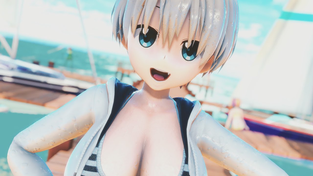 MMD : Summer Time - Uzaki Hana (HD)【Ray-MMD】[1440p60] - YouTube