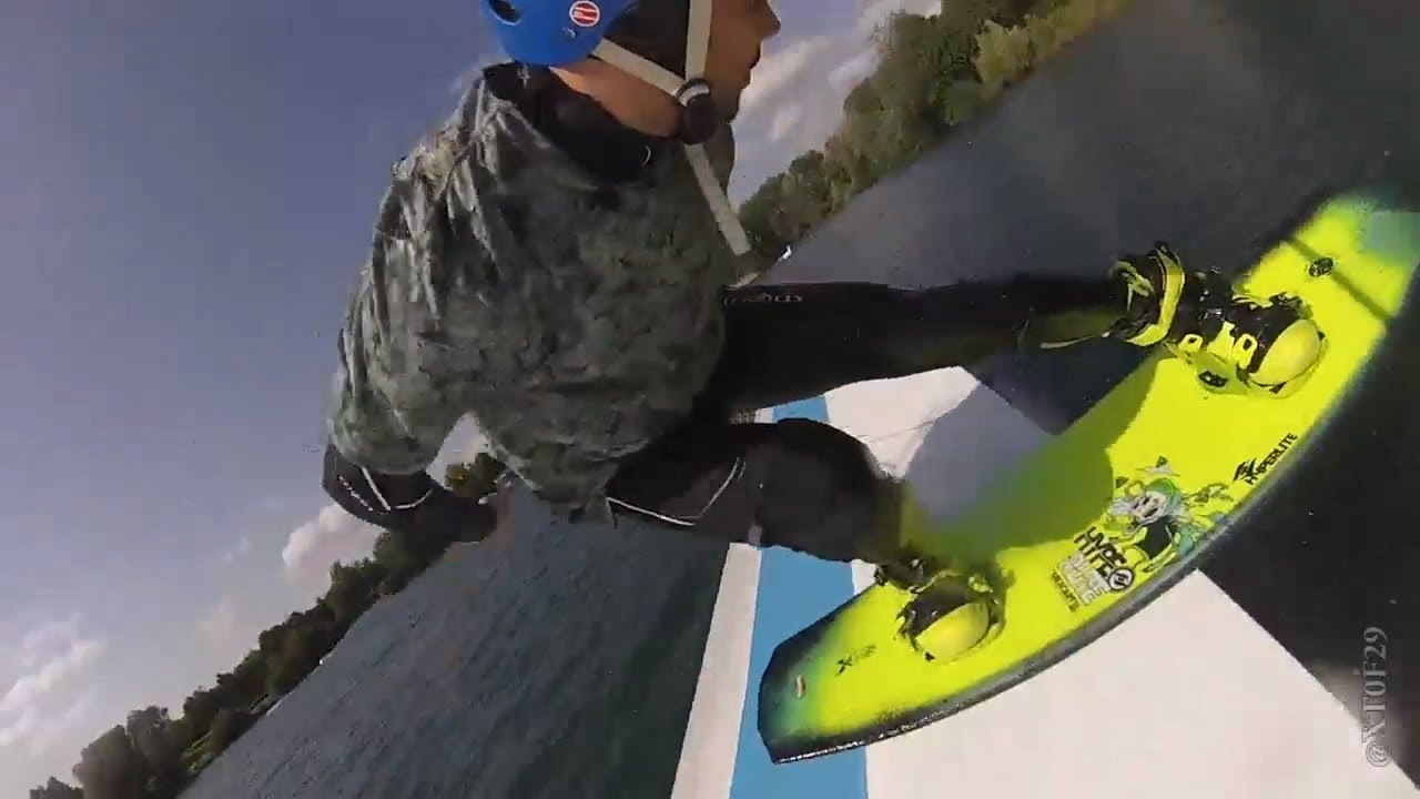 Session Wake Teleski Nautique de Cergy by H D - YouTube