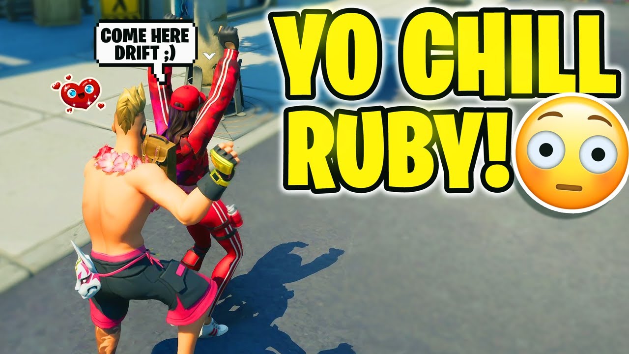 I Became Summer Drift in Party Royale and Ruby did this... - YouTube