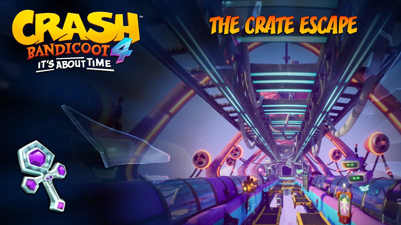 level 34 - The Crate Escape | Platinum Relic | Crash Bandicoot 4: It's ...