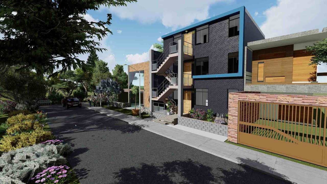 RECORRIDO VIRTUAL MULTIFAMILIAR 79 M2 - YouTube