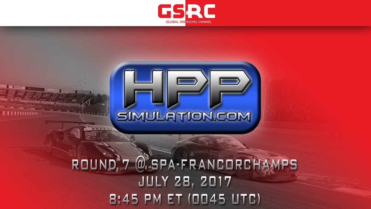 HPP Simulation Sportscar Challenge - 2017 S3 - Round 7 - Spa ...