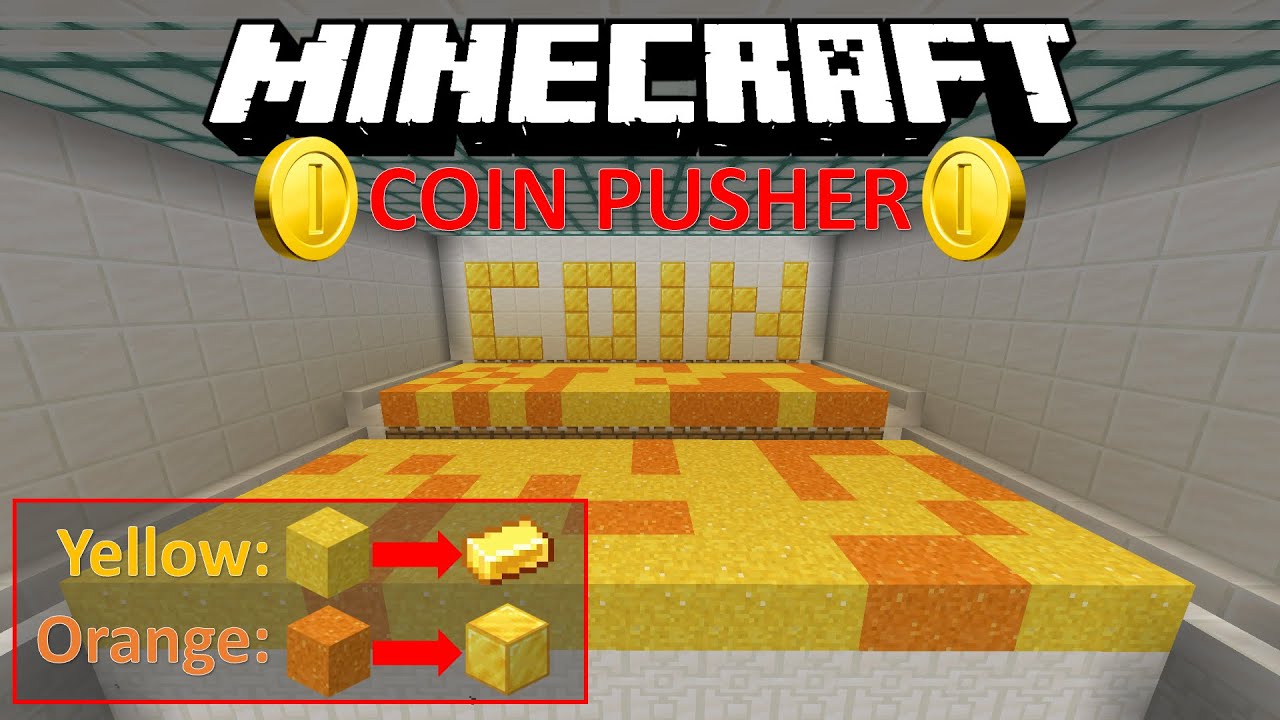 Coin Pusher Arcade | Minecraft | RTsWorld - YouTube