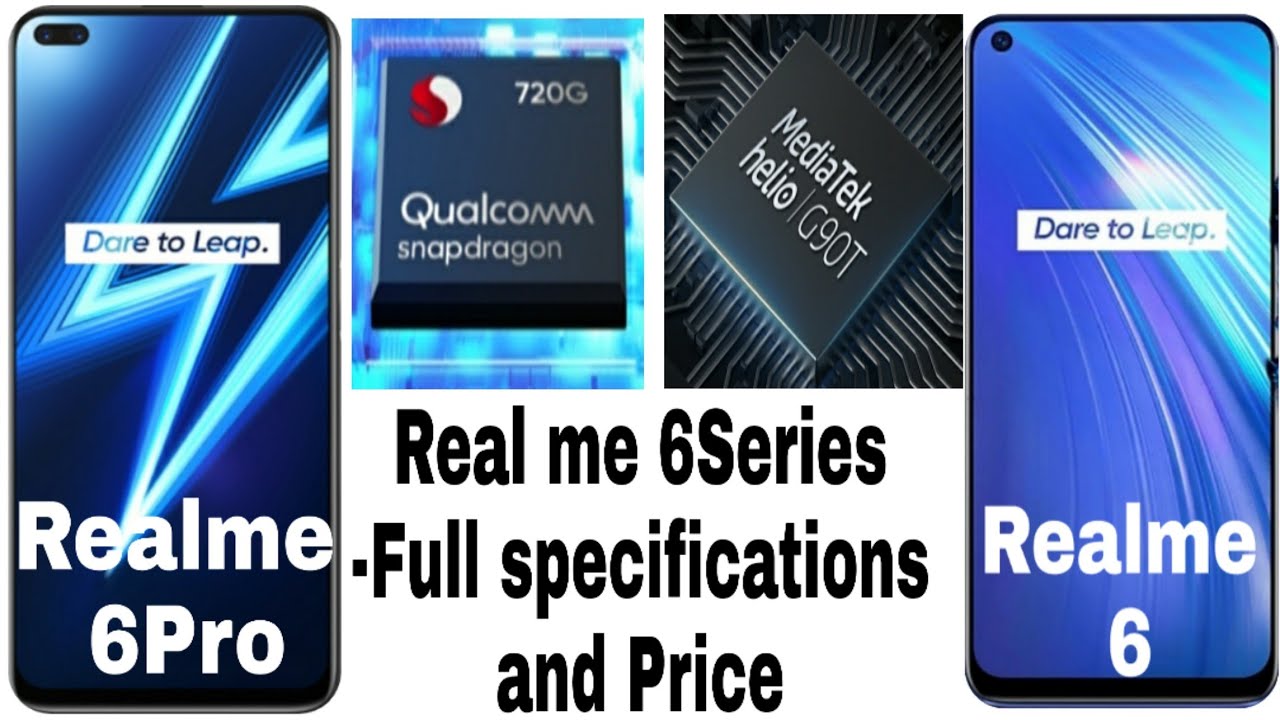 Realme 6 and 6Pro-Official specifications and Price - YouTube