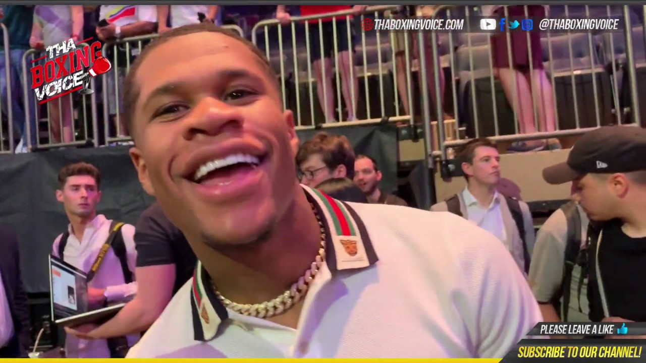 DEVIN HANEY; SPEAKS ON THE FANS FROM THE UK HEADING OVER TO SEE JOSHUA ...