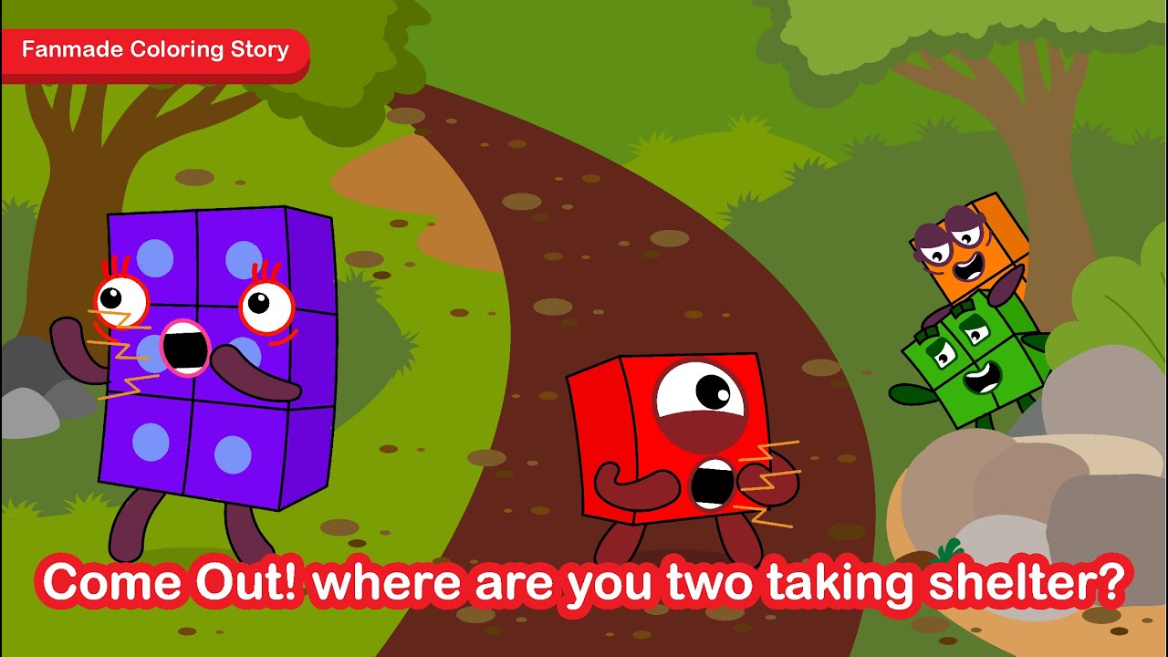 Come Out! where are you two taking shelter | Numberblocks Fanmade ...