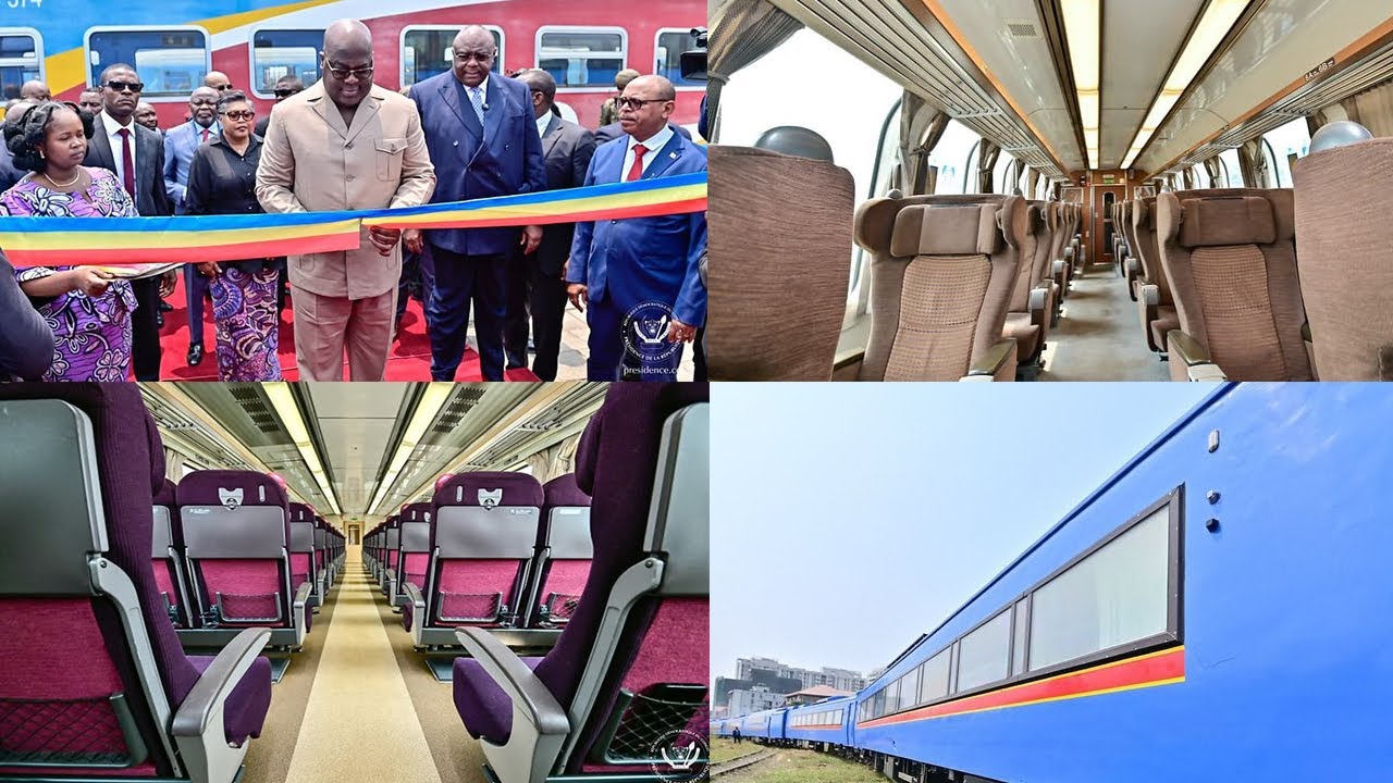 UN TRAIN TOUT NEUF DOTÉ À L' ONATRA POUR LE TRAFIC KINSHASA-MATADI ...