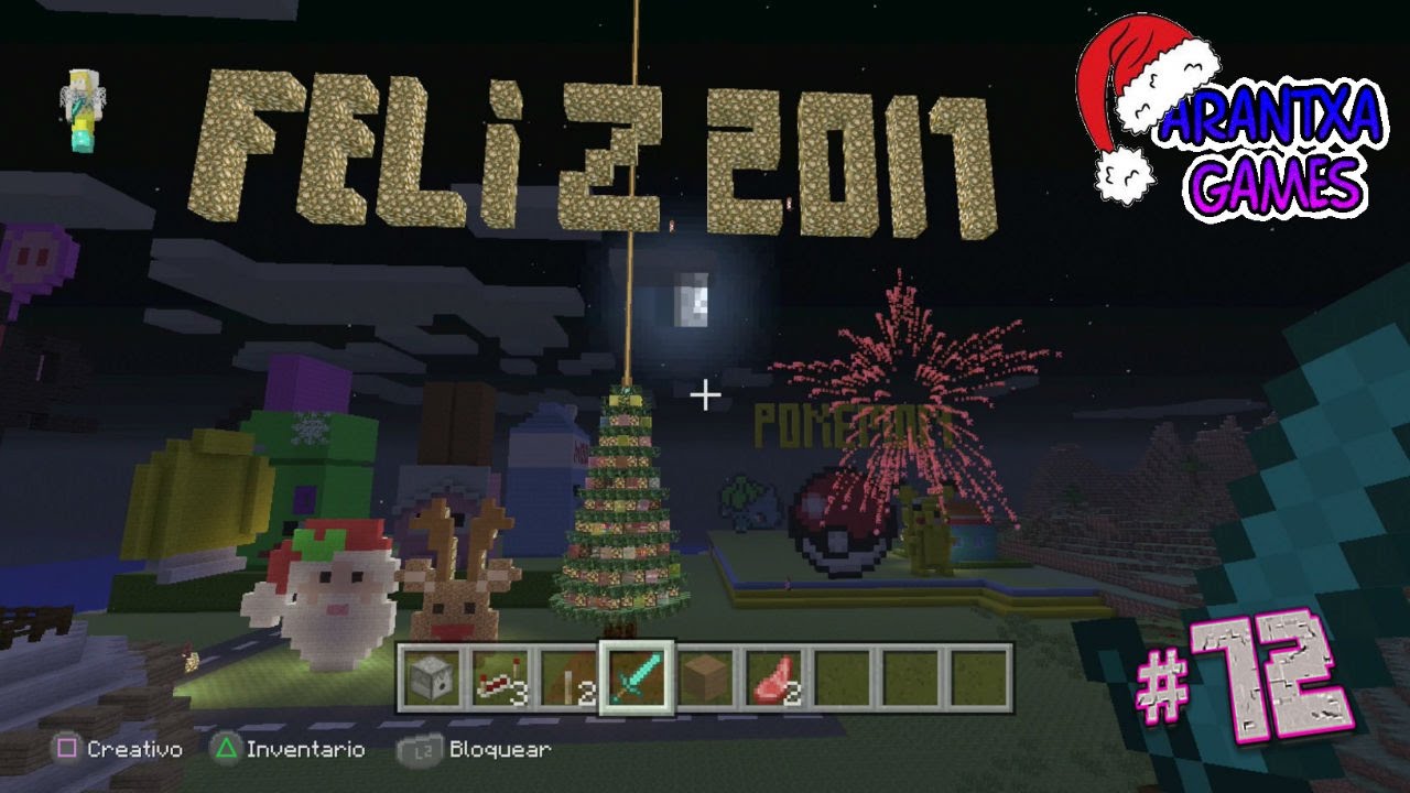 Minecraft Modo Creativo #72 Te deseamos feliz año nuevo - Feliz 2017 ...