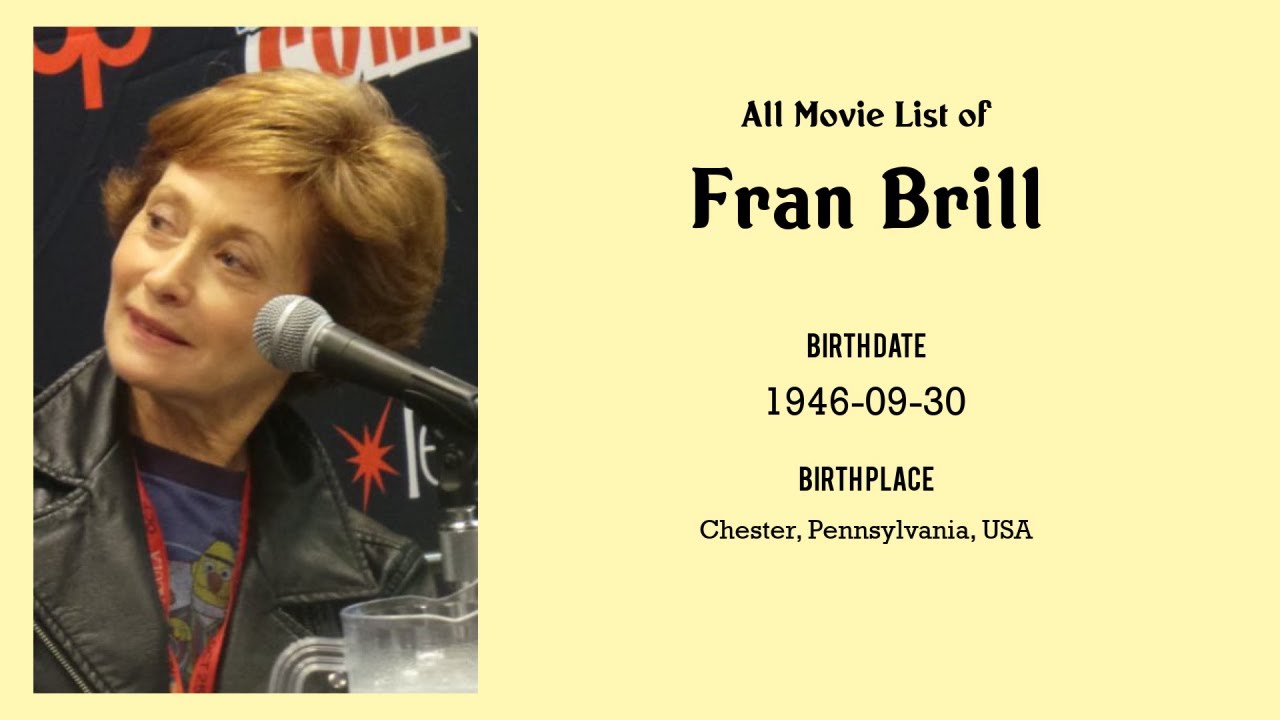 Fran Brill Movies list Fran Brill| Filmography of Fran Brill - YouTube
