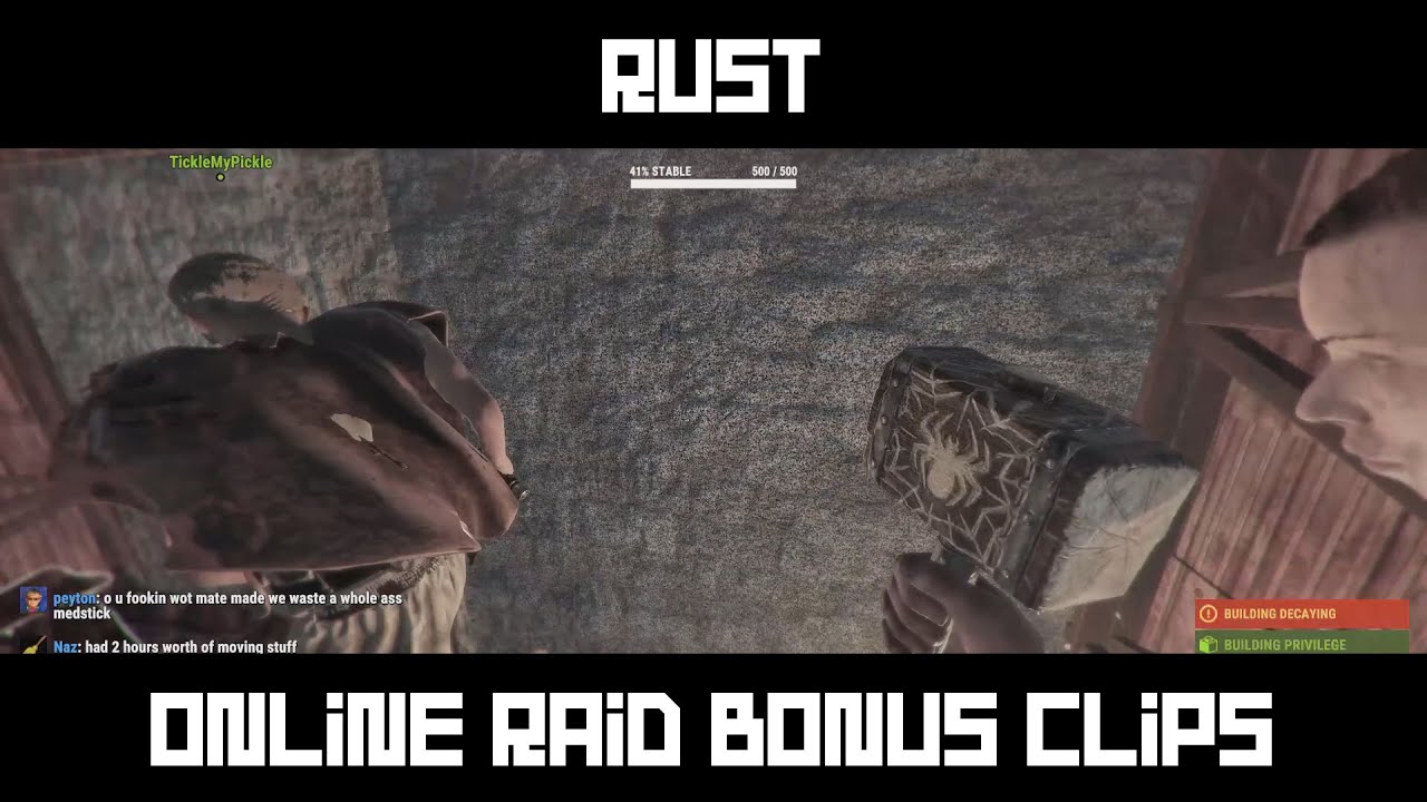 RUST - Online Raiding the Snow Cave Part 2 - YouTube