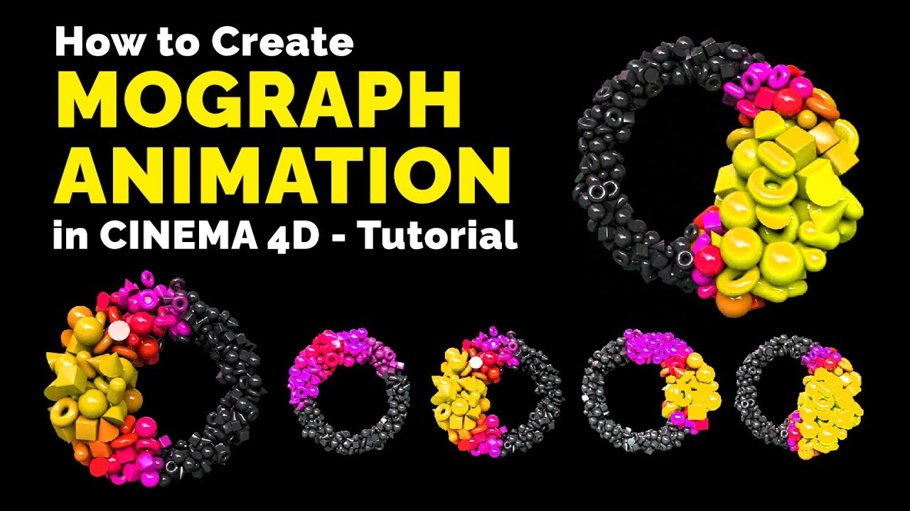 How to Create Objects Mo-Graph Animation in Cinema 4D - Animation ...
