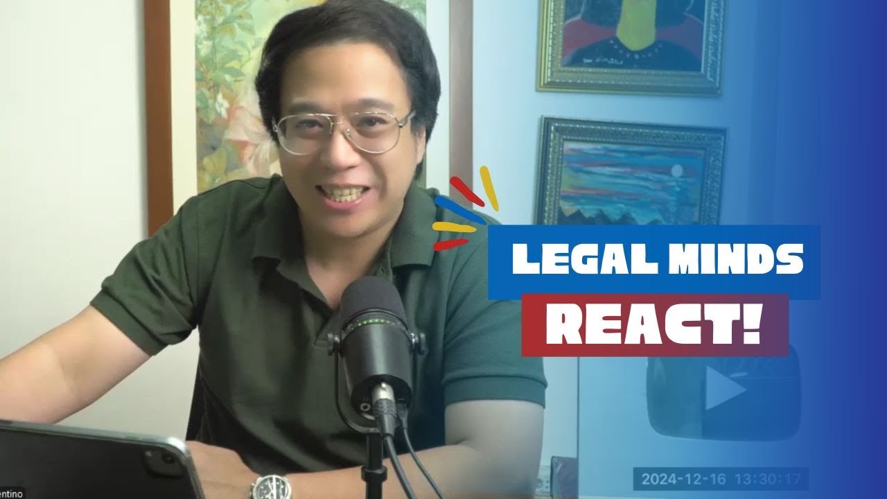 Legal Minds React with Atty. 'Kuya Mark' Tolentino - YouTube
