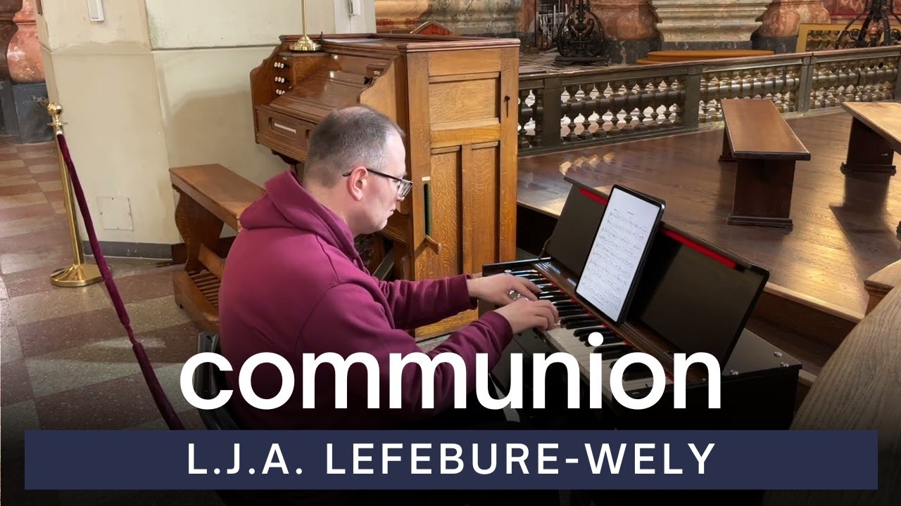 L.J.A. Lefebure-Wely - Communion in C Major | Folding Reed Organ ...