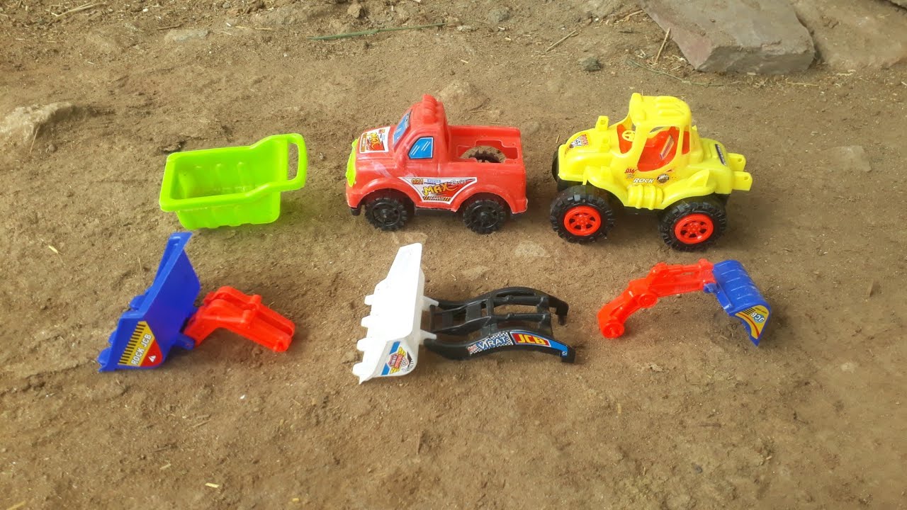 gadi wale cartoon JCB & bus & traclor Ruhul creatoe - YouTube