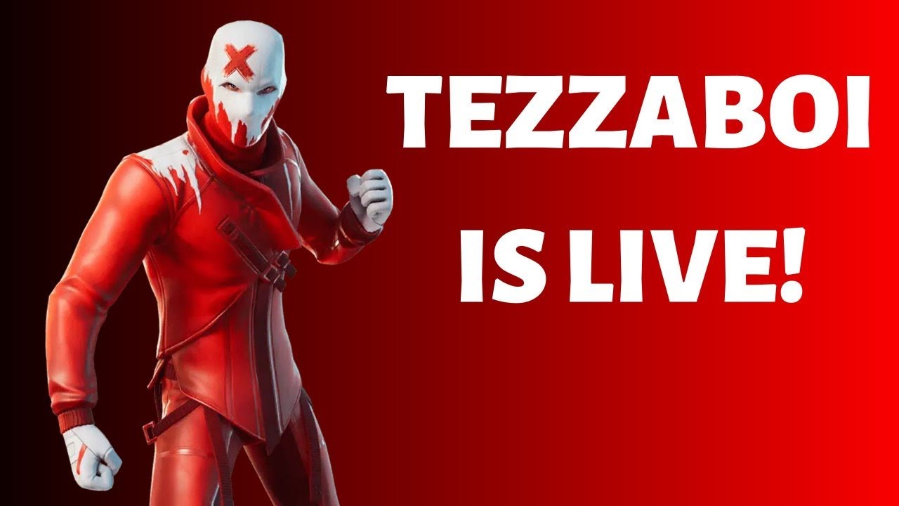 Fortnite with tezza GIVEAWAY day subs games box fights - YouTube