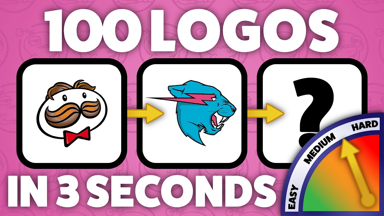 The Best Logo Quiz But It Gets Harder Every Time (Part 1) - YouTube