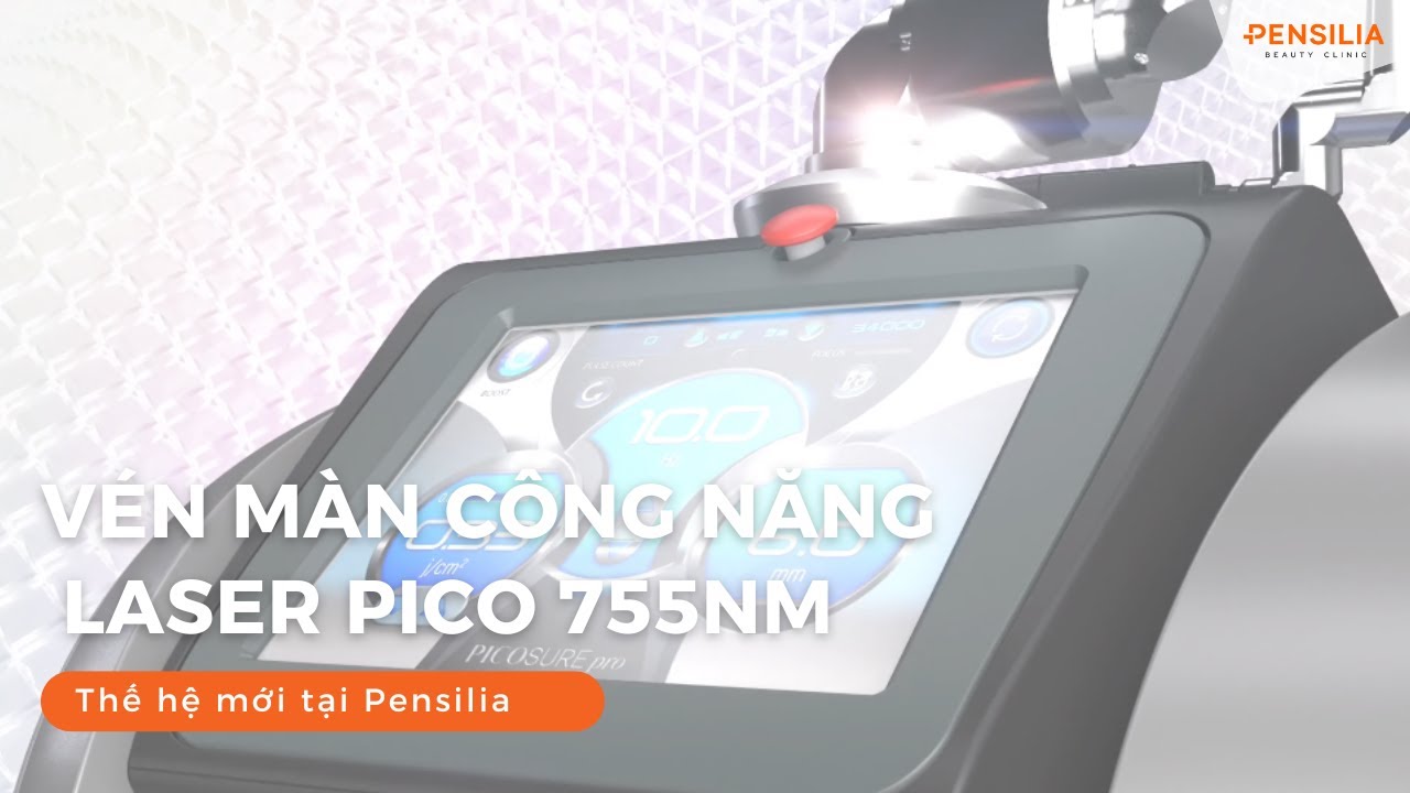 Vén màn công năng Laser Pico 755nm thế hệ mới tại Pensilia - YouTube