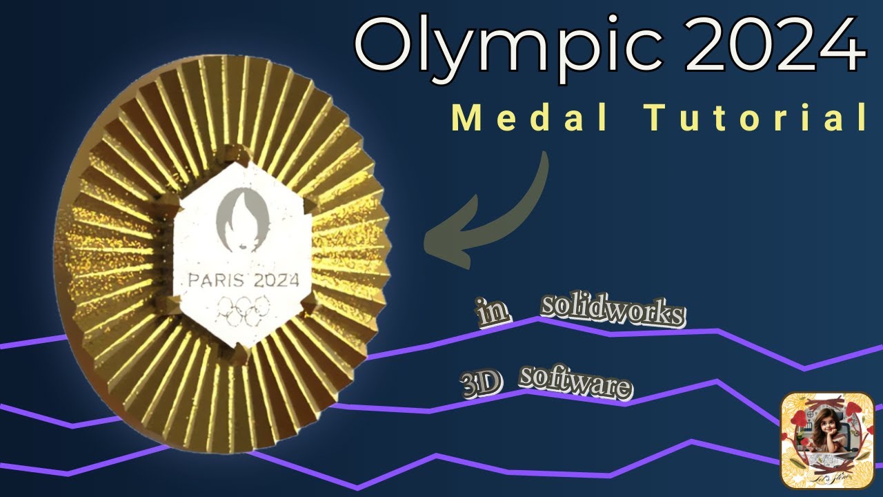 Olympic 2024 Medal DESIGN Tutorial in Solidworks 3D software - YouTube
