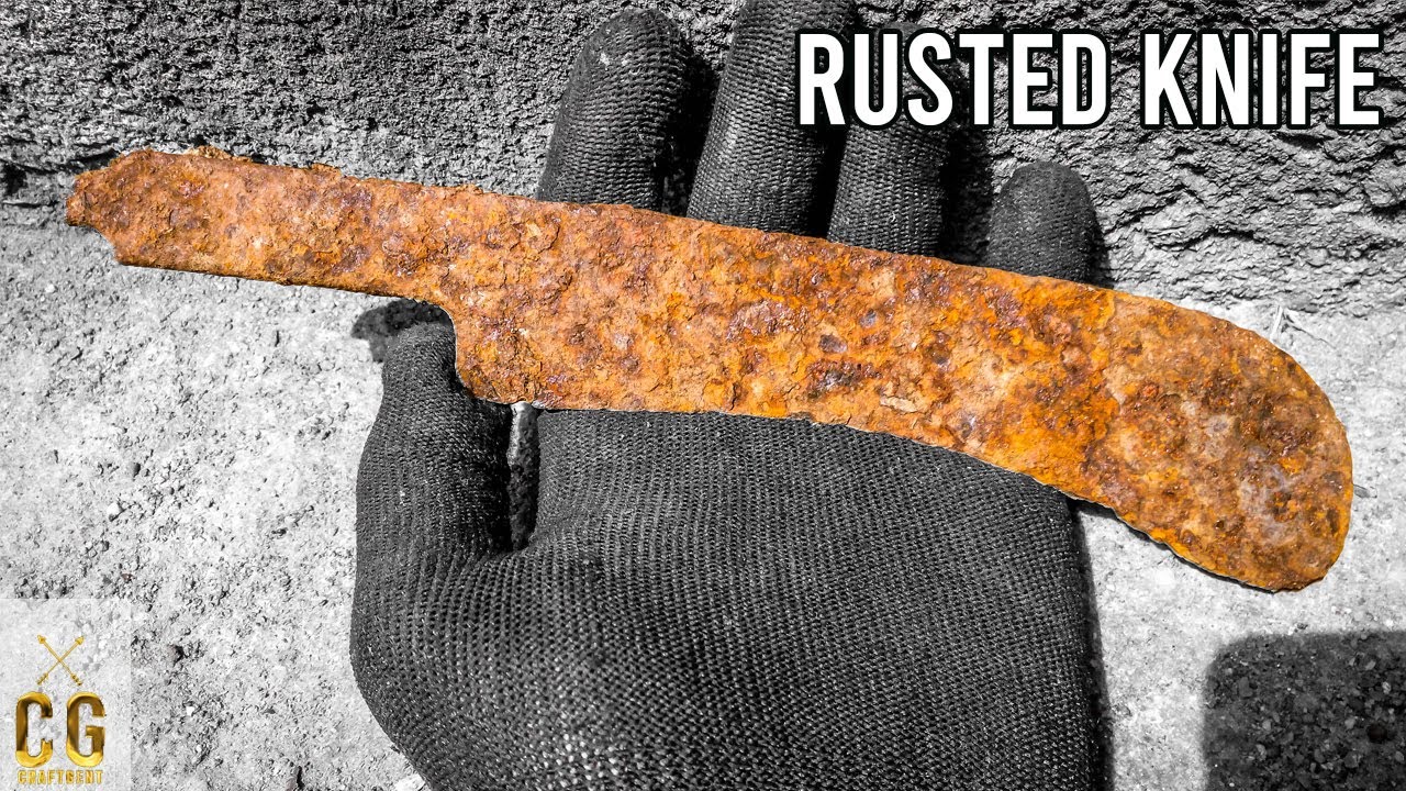 💥👉Vintage rusty knife restoration | Old rusted knife restoration ...