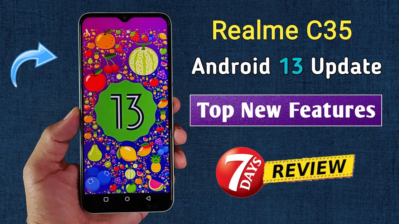 Realme C35 New Android 13 Update Full Review & New Features, Realme c35 ...
