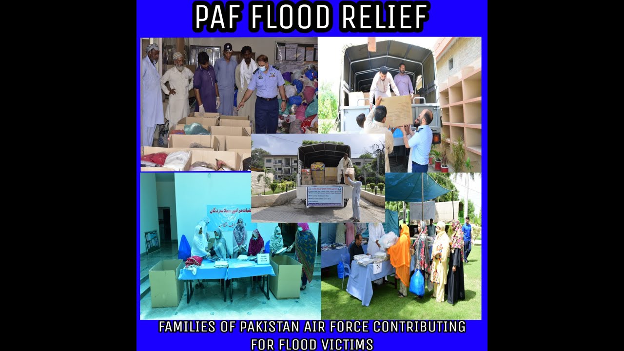 PAF Flood Relief Program Aug 2022 - YouTube