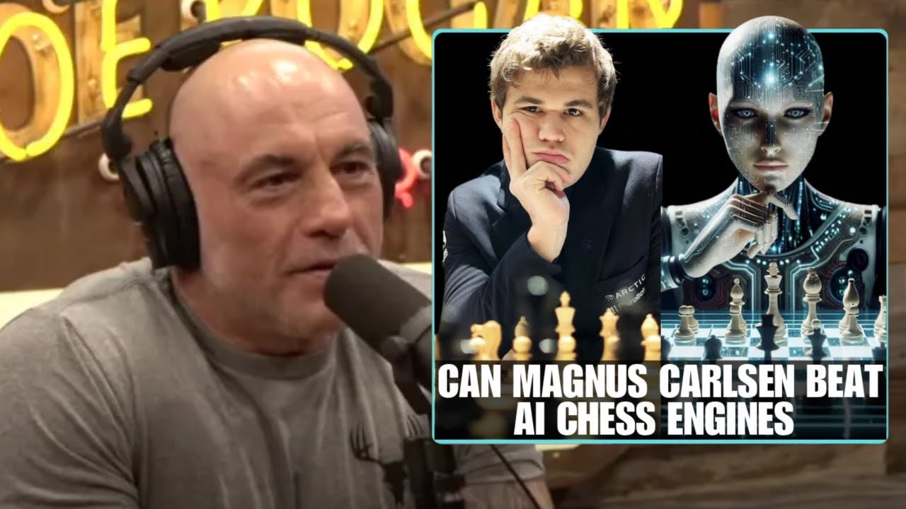 Magnus Carlsen VS AI Chess Engines “STOCKFISH” Joe Rogan & Coleman ...