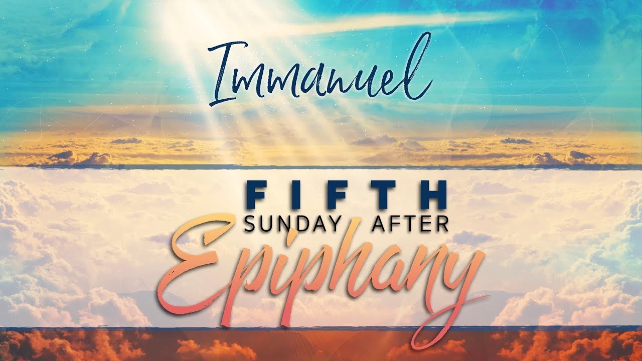 Fifth Sunday After the Epiphany Service. - YouTube