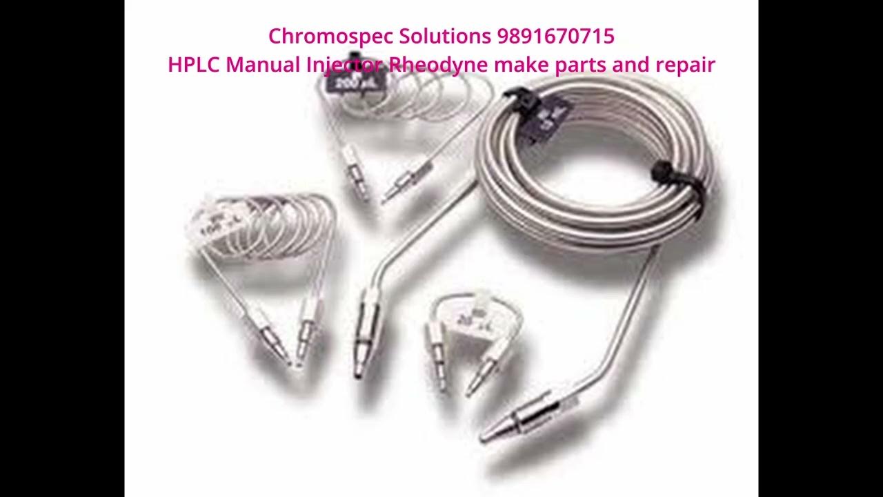 Manual HPLC Sample Injector Rheodyne make repair and parts - YouTube