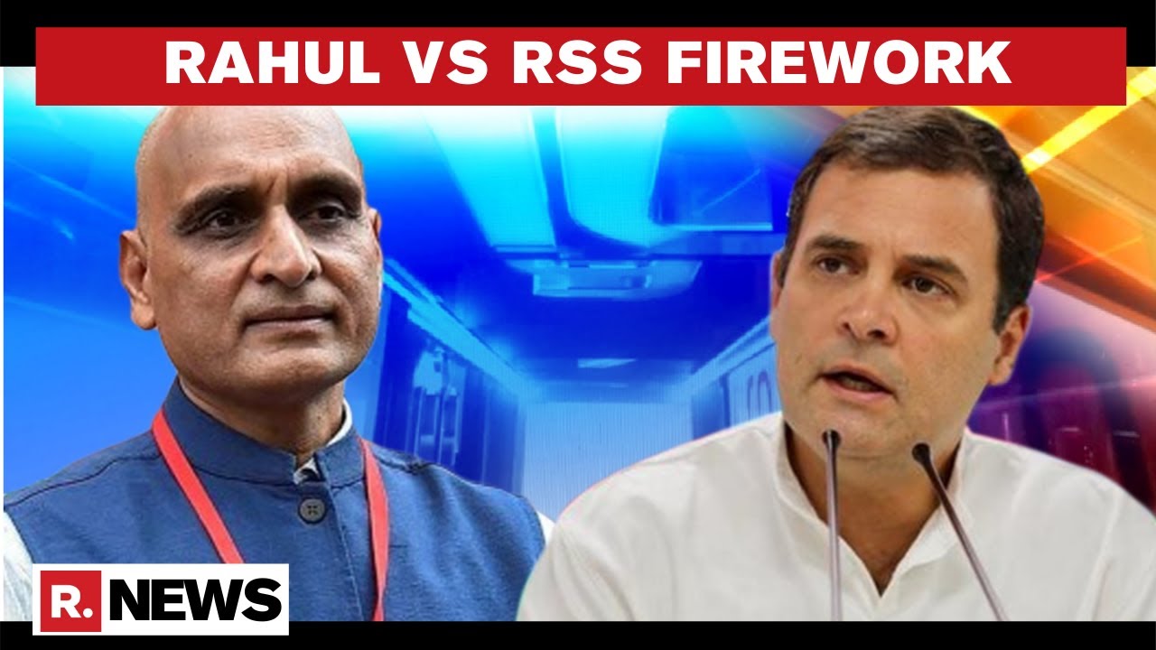 Ratan Sharda & Rakesh Sinha Slam Rahul Gandhi's Remarks On RSS-Run ...