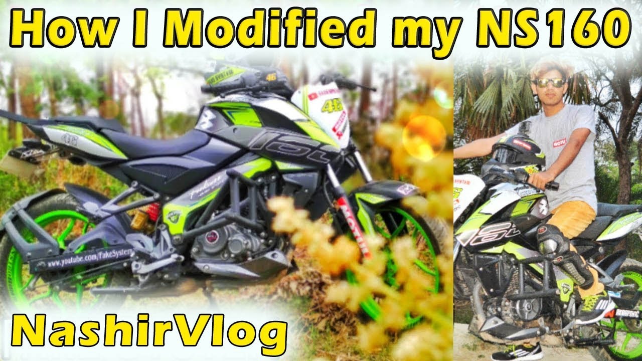 🔥NS160 Modified for Stunt Riding || Nashir Vlog - YouTube