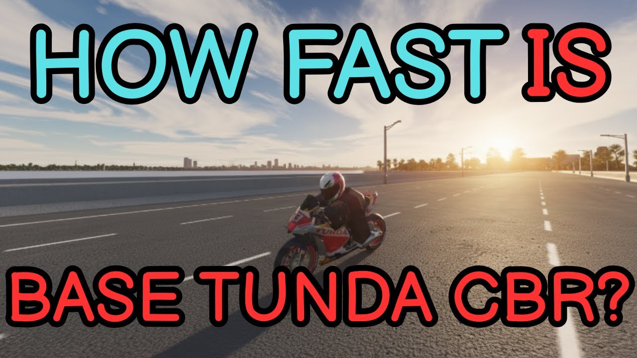 How Fast is Base Tunda CBR? | Roblox Motorcycle Mayhem - YouTube