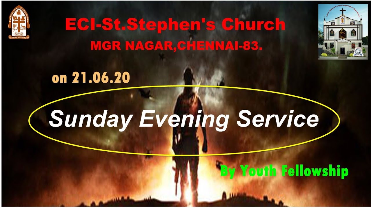 Sunday Evening Church Service On 21.06.20 - YouTube