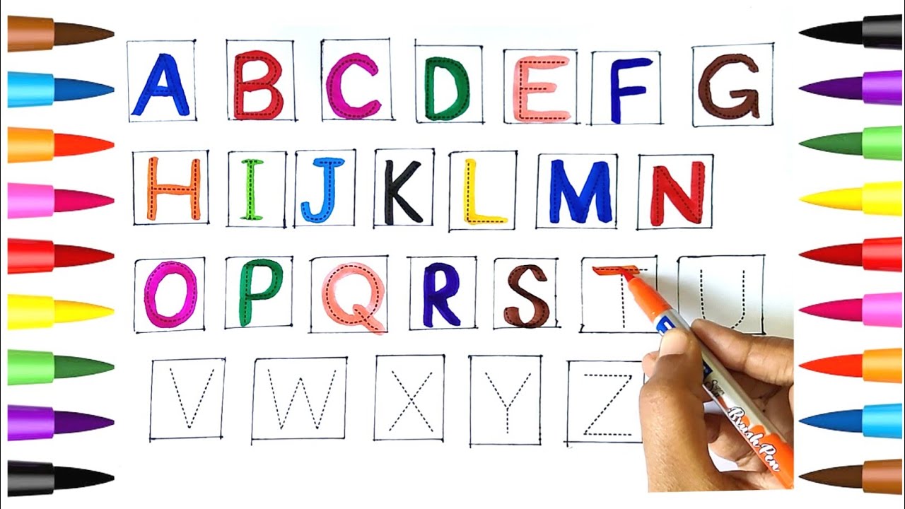 ABCD alphabet song, ABC Songs for children,123 counting, 1 to 100 ...