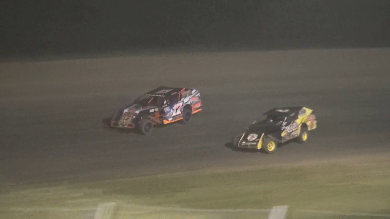 USRA A&B Mods Stock Cars 6 30 17 Mains - YouTube