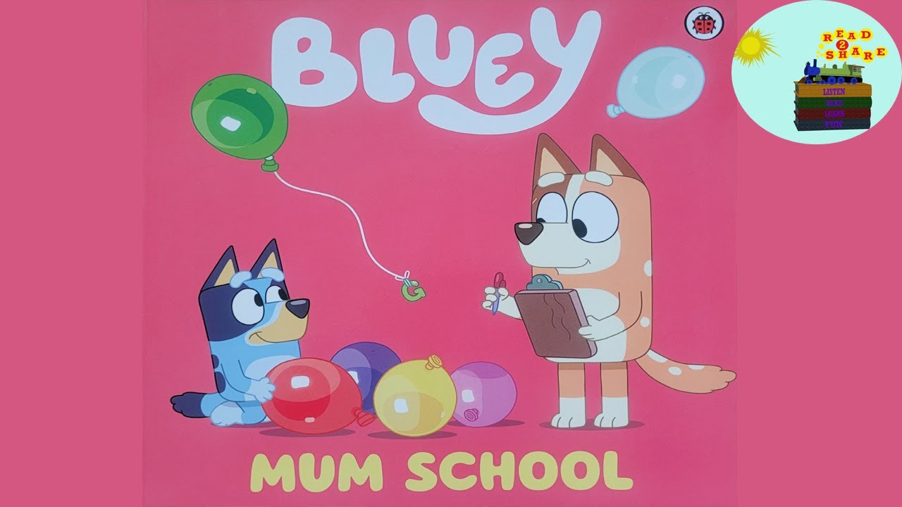 BLUEY | Mum School | A Bedtime Story - YouTube
