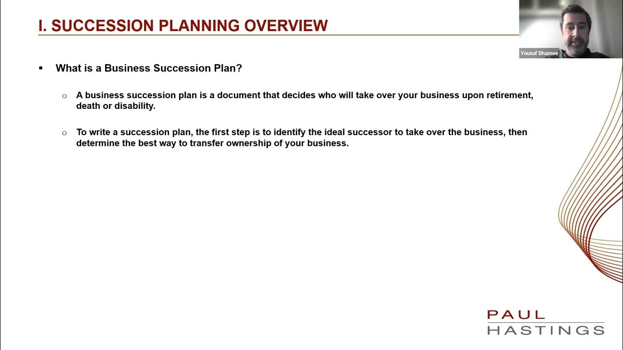 Succession Planning for Small Businesses Webinar - YouTube