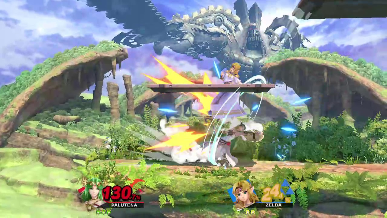 Palutena vs Zelda - Smashing with a friend! Super Smash Bros Ultimate ...