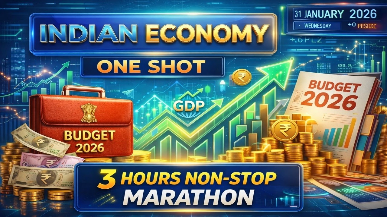 Indian Economy Complete | Budget–GST–Inflation–GDP पूरी Economy ...