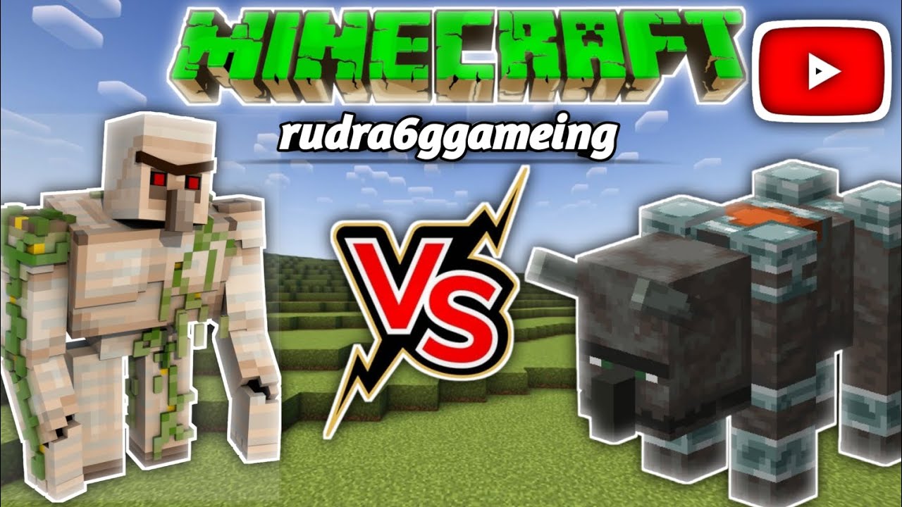 Minecraft iron golem vs ravager who will win 🔥 - YouTube