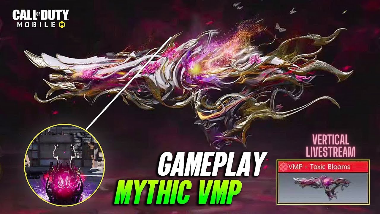 🔴CODM Vertical LiveStream - Trying New Mythic VMP Toxic Blooms | Nurav ...