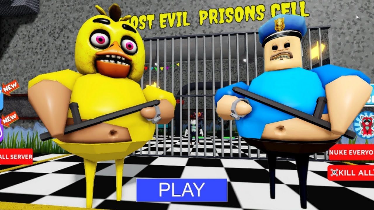 FNAF CHICA BARRY'S PRISON RUN! OBBY Full Gameplay #roblox - YouTube