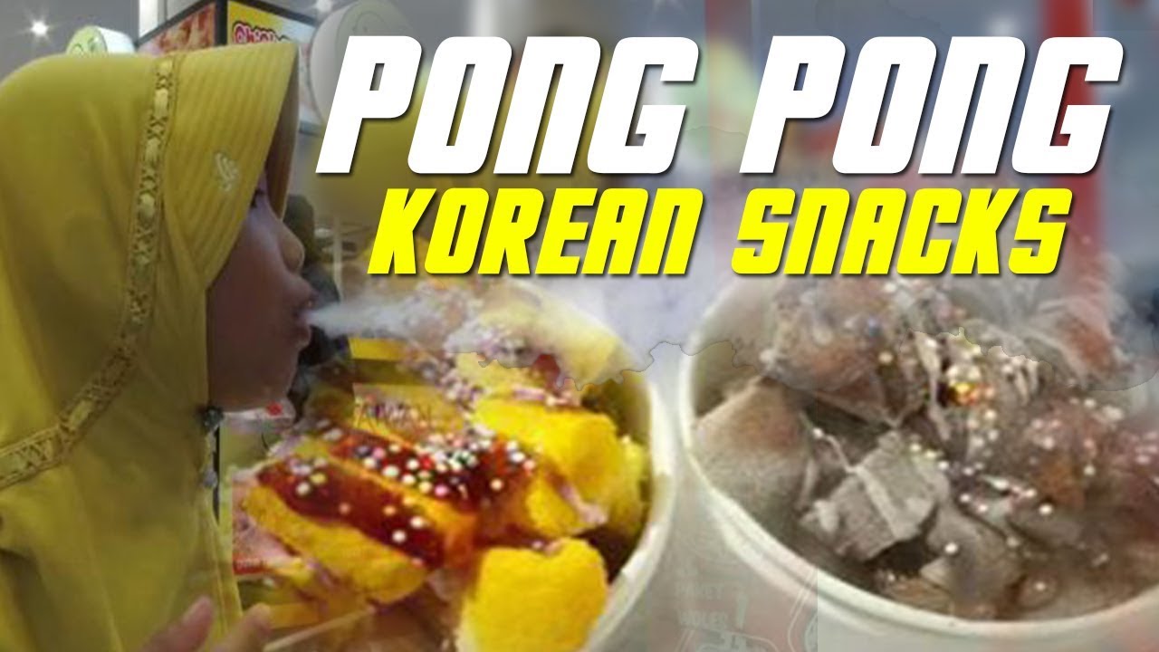 Pong Pong Korean Snacks Bisa Keluar Asap - Korean Smooky Snack - YouTube