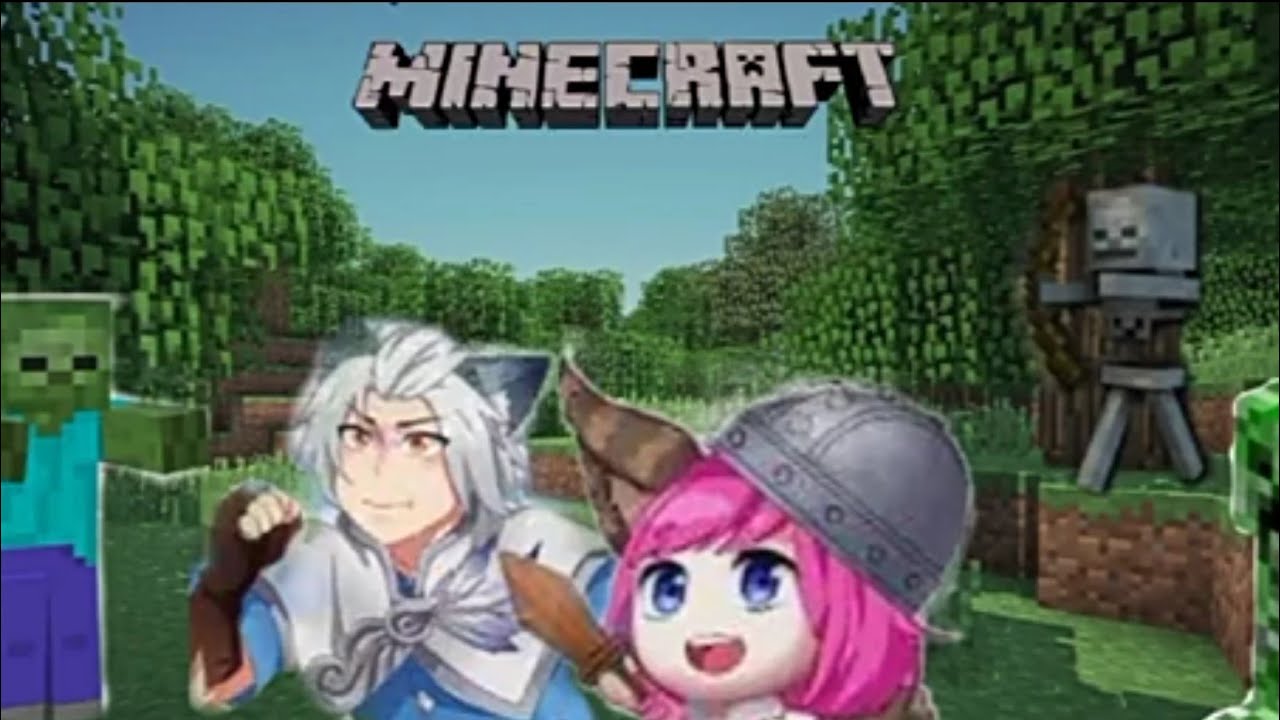 Survival en #Minecraft con mi prima brisa ⚔️🧟😱 - YouTube
