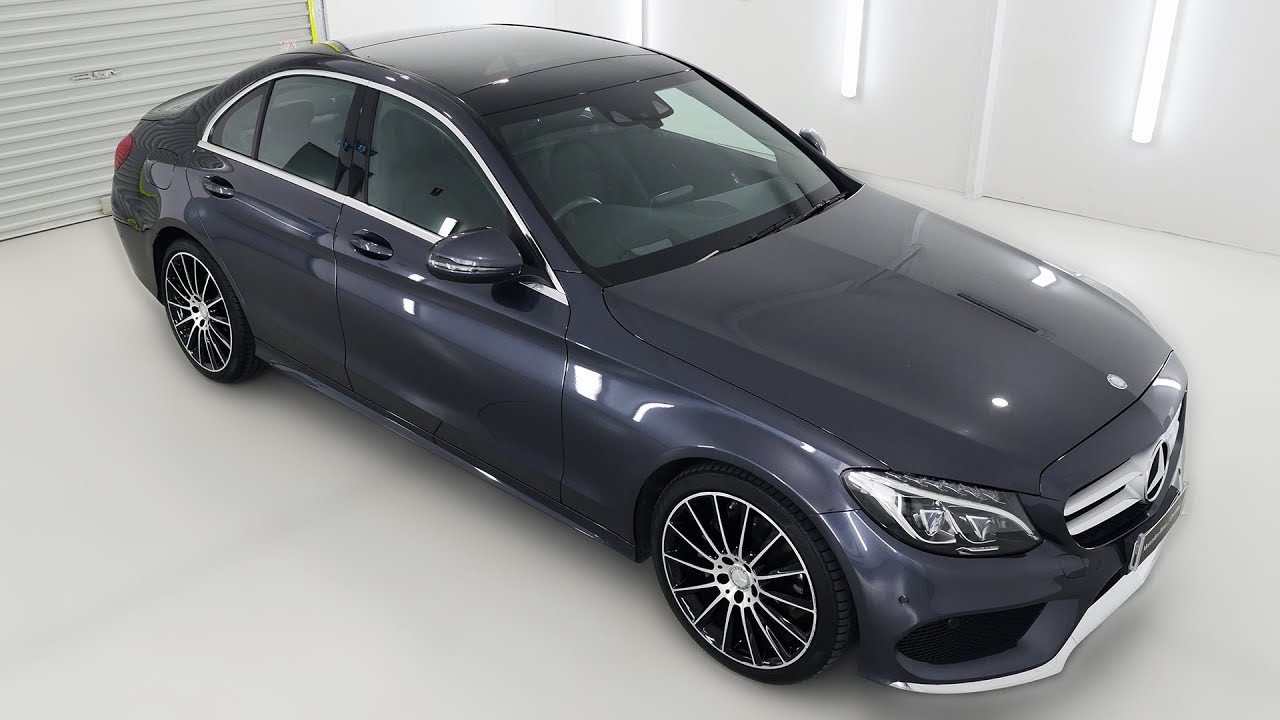 MERCEDES-BENZ C200 Grey Sedan 15631 - YouTube
