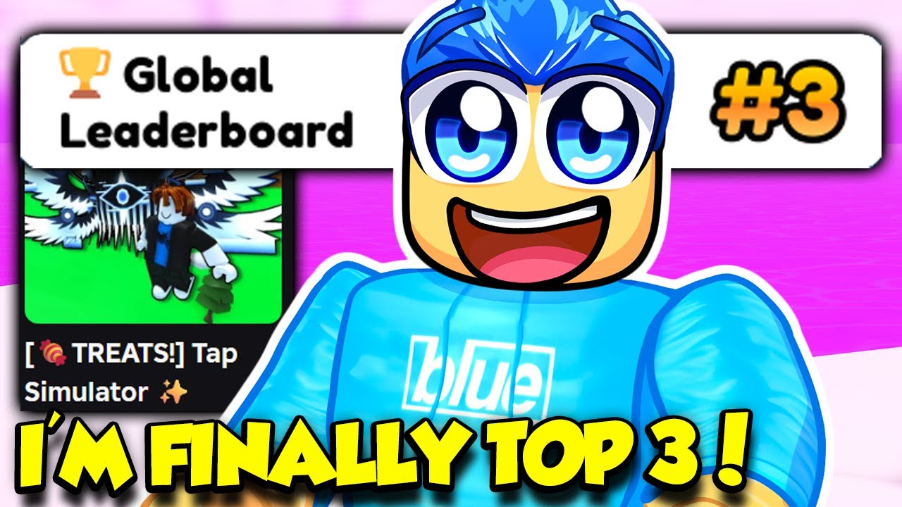I FINALLY GOT TOP 3 IN THE WORLD IN TAP SIMULATOR!! - YouTube